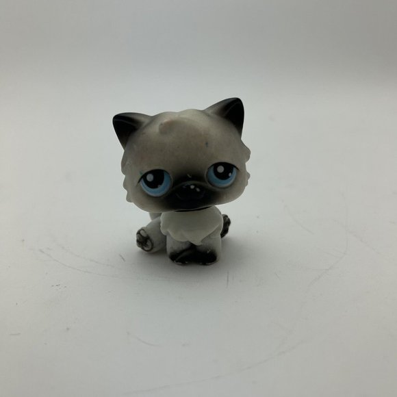 Hasbro | Toys | Littlest Pet Shop Lps 6 Persian Cat White And Black ...